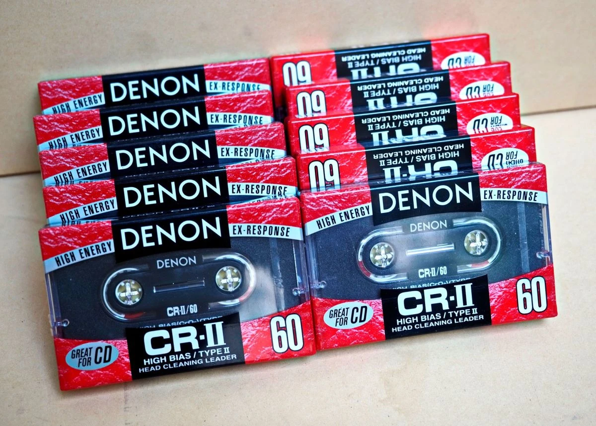 Το καλύτερο φθηνό Vendora Κασέτες ήχου σφραγισμένες 10x, C60 Denon CR-II (Χρωμίου) στην πώληση ...